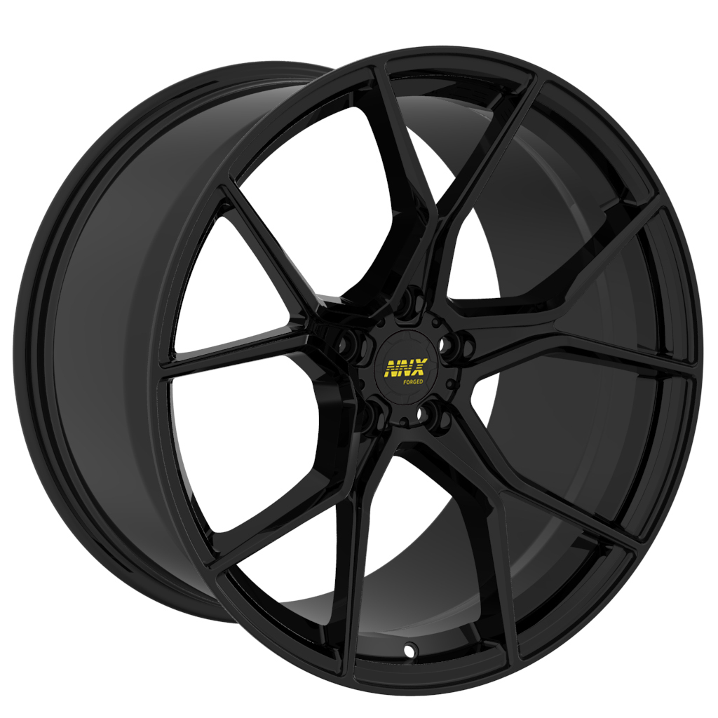 Offset Rims Car Vicrez VXC Matte Black Wheel (22" X 10", +25 Offset,